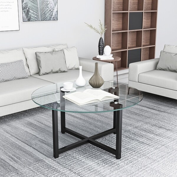 Transparent center table store